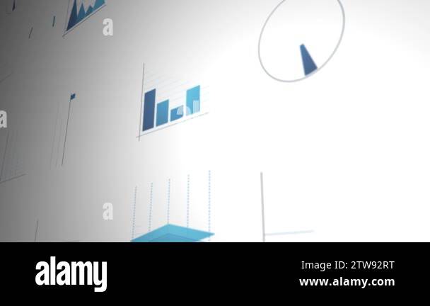 Business Stats And Infographics Layout Pack/ 4k animation of a set of ...