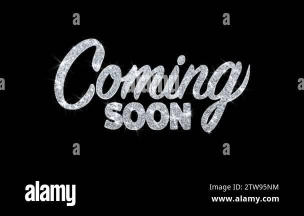 Coming Soon Blinking Text Wishes Particles Greetings, Invitation ...