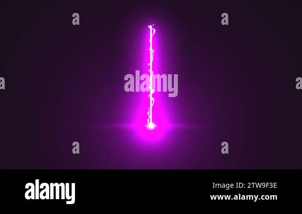 Abstract laser beam with electricity effect, 3d rendering background ...