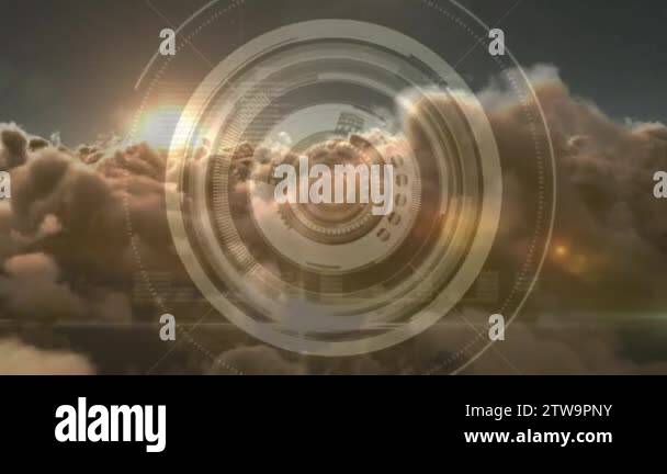 Digital animation of a focusing lens concept using concentric circles ...