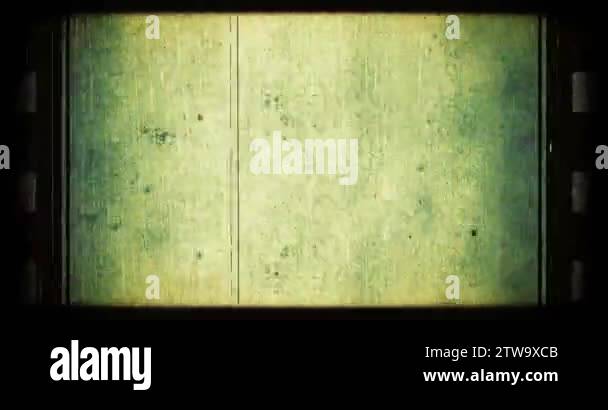 4K Framed 8mm Old Film Look - Old film look effect with a lot of dirt ...