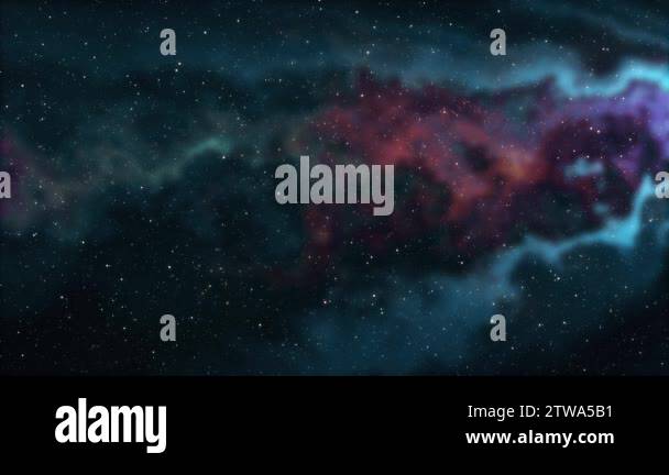 soft moving nebula space stars night sky animation background new ...