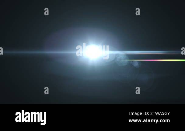 anamorphic lens flare 3840x2160 4K, lights background Stock Video ...