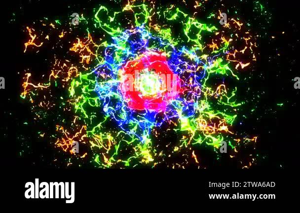 Looped seamless footage for your event, concert, stage design, title ...