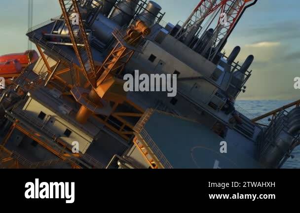 Lifeboats oil rig Stock Videos & Footage - HD and 4K Video Clips - Alamy