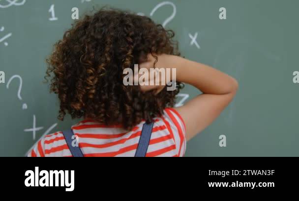 School boy problem solving in classroom Stock Videos & Footage - HD and ...