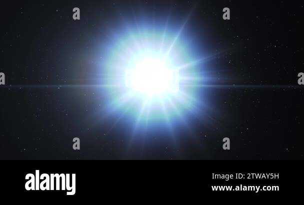 Star Collapses Creates a Large Black Hole in Space Stock Video Footage ...