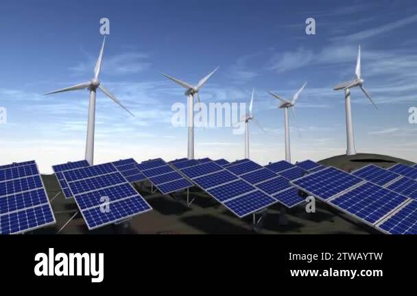 Solar and wind power systems Stock Videos & Footage - HD and 4K Video ...