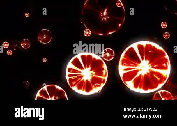 Looped seamless footage for your event, concert, stage design, title ...