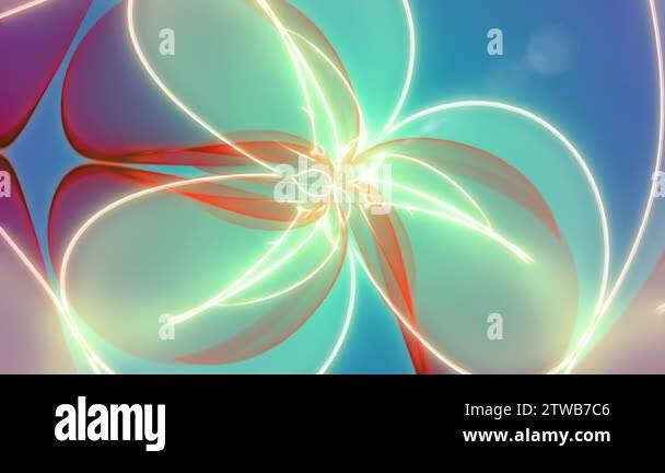 Infinitum // 4k Colorful Abstract Zoom-Out Video Background Loop. A ...