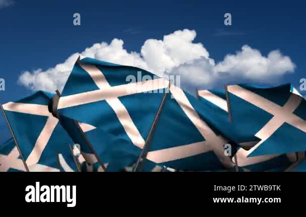 Scottish flags Stock Videos & Footage - HD and 4K Video Clips - Alamy