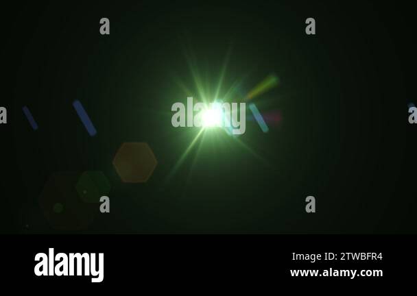 anamorphic lens flare 3840x2160 4K, lights background Stock Video ...