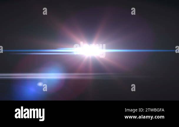 anamorphic lens flare 3840x2160 4K, lights background Stock Video ...