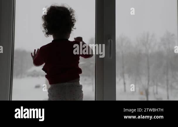 Child back view window Stock Videos & Footage - HD and 4K Video Clips ...