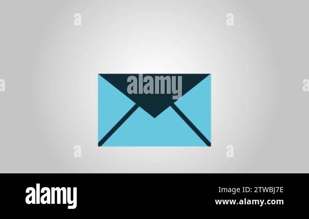 Letter in envelope HD animation Stock Video Footage - Alamy