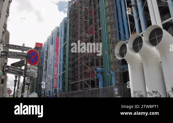 Pompidou centre paris construction Stock Videos & Footage - HD and 4K Video Clips - Alamy