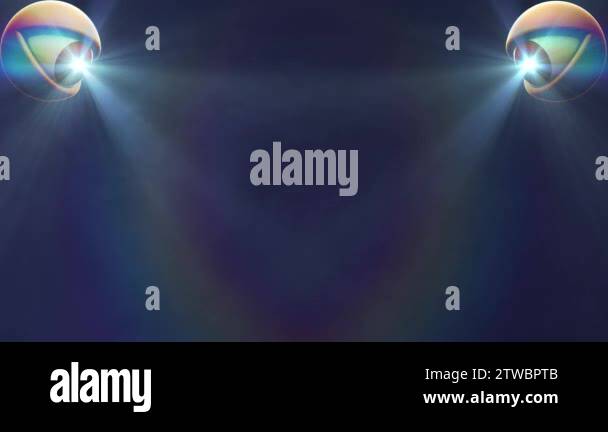 2 eyes with WHITE light beam shine rays background loop animation New ...