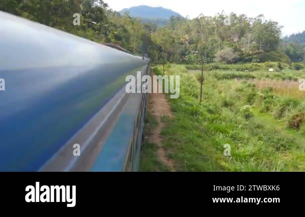 Beautiful blue passenger train Stock Videos & Footage - HD and 4K Video ...