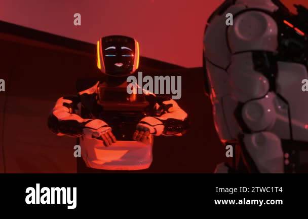 Modern Robotic Technologies. Robotic dance party. Smart robotic ...