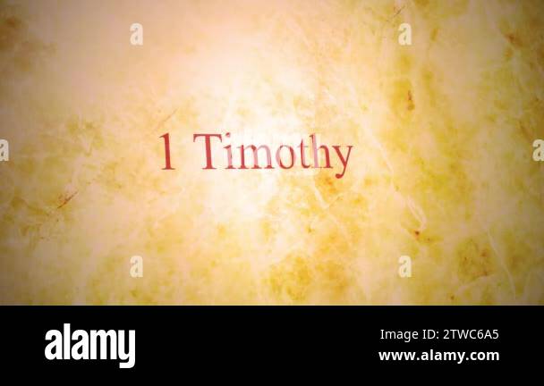 1 timothy Stock Videos & Footage - HD and 4K Video Clips - Alamy
