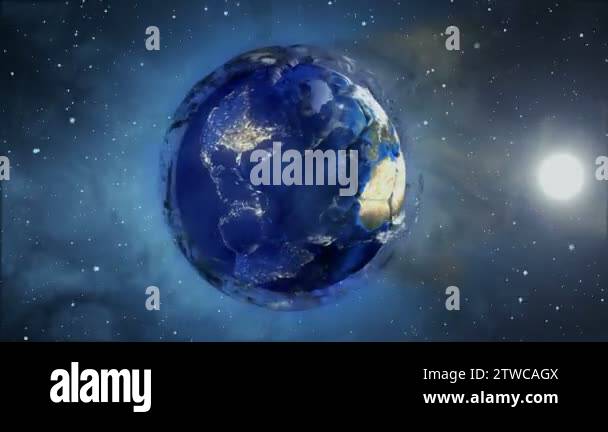 Soccer ball in the form of a planet in space,, maps and textures ...