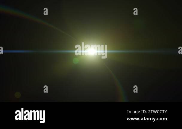 anamorphic lens flare 3840x2160 4K, lights background Stock Video ...
