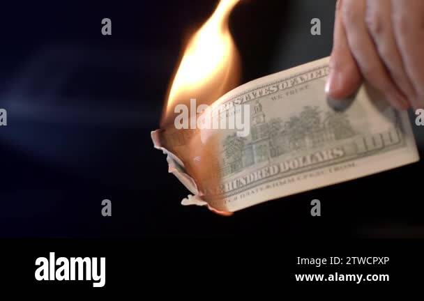 Banknote is burning Stock Videos & Footage - HD and 4K Video Clips - Alamy