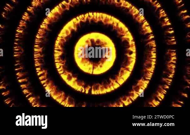 Abstract Shockwave Circles Hypnotic Background Loop/ 4k animation of an abstract shockwave ...