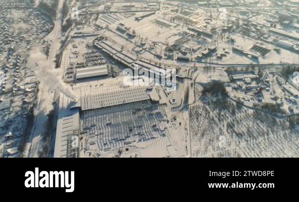 Modern storehouse construction site, the structural steel structure of ...