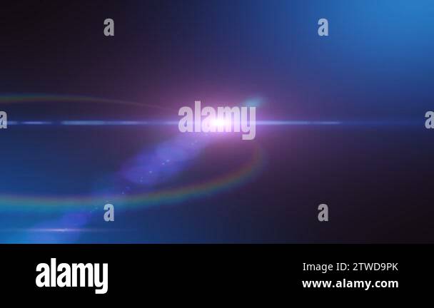 anamorphic lens flare 3840x2160 4K, lights background Stock Video ...