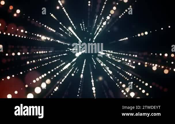 4K HD background animation with glittering particles which can be used ...