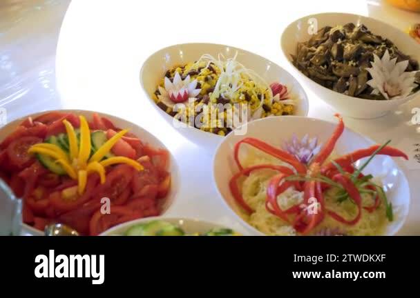 Hotel lunch buffet line Stock Videos & Footage - HD and 4K Video Clips ...