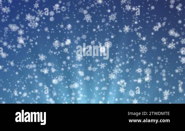 Snowflakes And Christmas Video Background Loop. This winterly motion ...