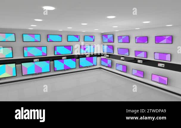 Wall flat tv screens Stock Videos & Footage - HD and 4K Video Clips - Alamy