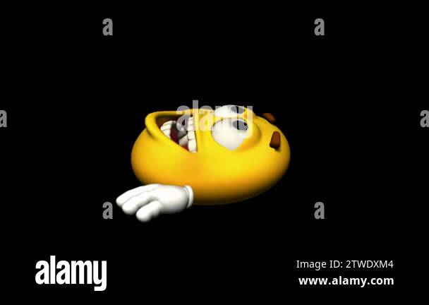 Looping Emoticon Animation: ROFL Stock Video Footage - Alamy