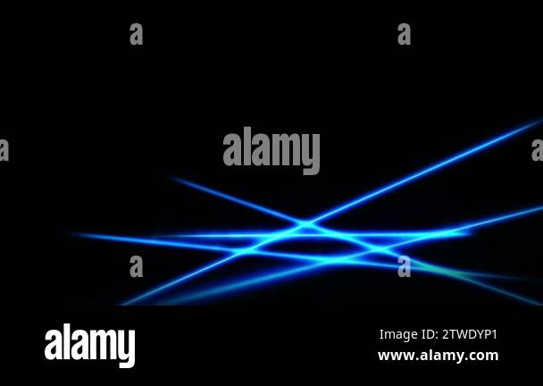 Blue beam loop animation. Background animation of flowing streaks of ...