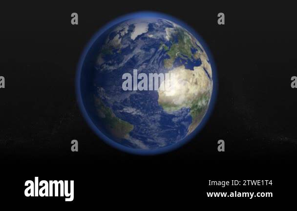 Earth Rotating/Looping 3-D Seamless Animation in 1080 HD resolution (20 ...