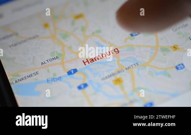 Hamburg maps Stock Videos & Footage - HD and 4K Video Clips - Alamy