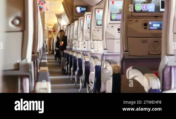 Emirates plane inside Stock Videos & Footage - HD and 4K Video Clips ...