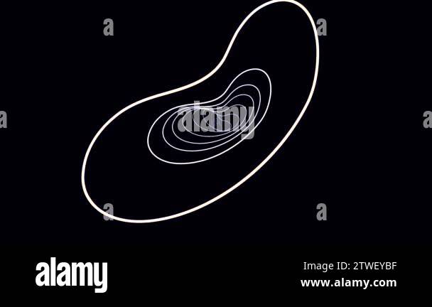 Camera moving into a 3d grid infinite space loop. High Definition ...