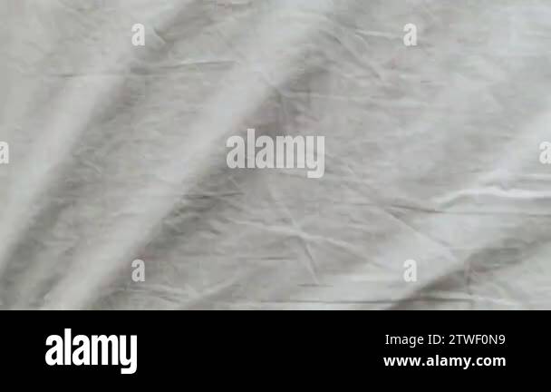 Wrinkled Bed Sheets Fabric Texture. Animated loop for backgrounds or overlaying as foreground ...