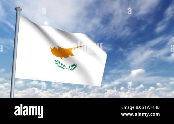 Flag of the cyprus Stock Videos & Footage - HD and 4K Video Clips - Alamy