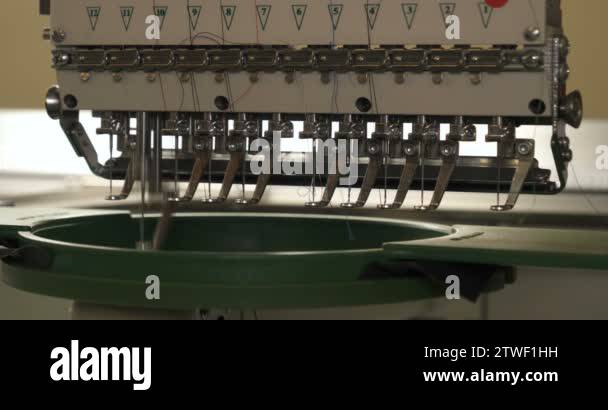 Automatic single head single needle computer embroidery machine ...