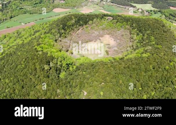 The Santa Margarida Volcano is an extinct volcano in the comarca of ...