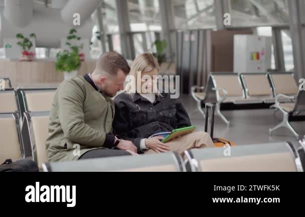 Man woman talking airplane Stock Videos & Footage - HD and 4K Video ...