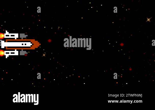 Shuttle flying in space arcade Stock Videos & Footage - HD and 4K Video ...