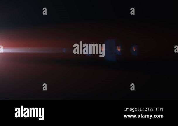anamorphic lens flare 3840x2160 4K, lights background Stock Video ...