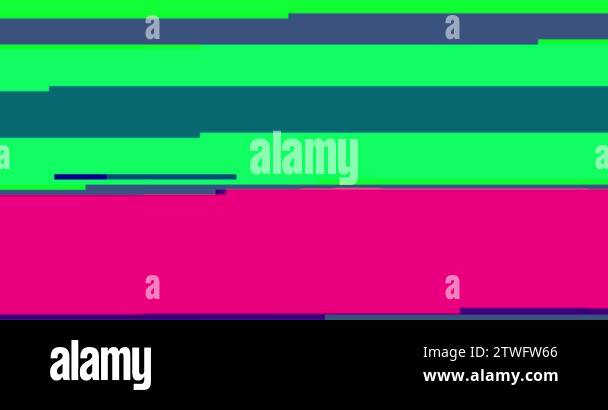 abstract multi color realistic screen glitch flickering, analog vintage ...