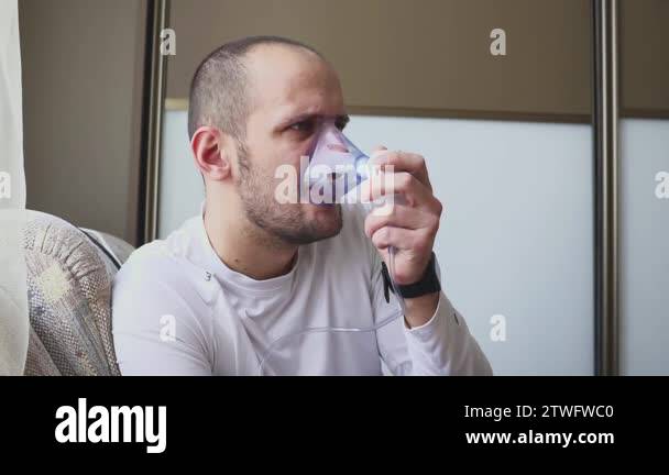 Man inhaling through oxygen Stock Videos & Footage - HD and 4K Video ...