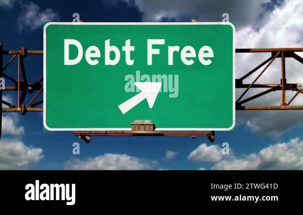 Debt free road sign Stock Videos & Footage - HD and 4K Video Clips - Alamy